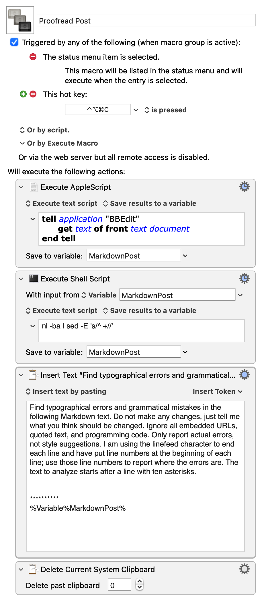 Final (?) version of my LLM proofreading macro - All this